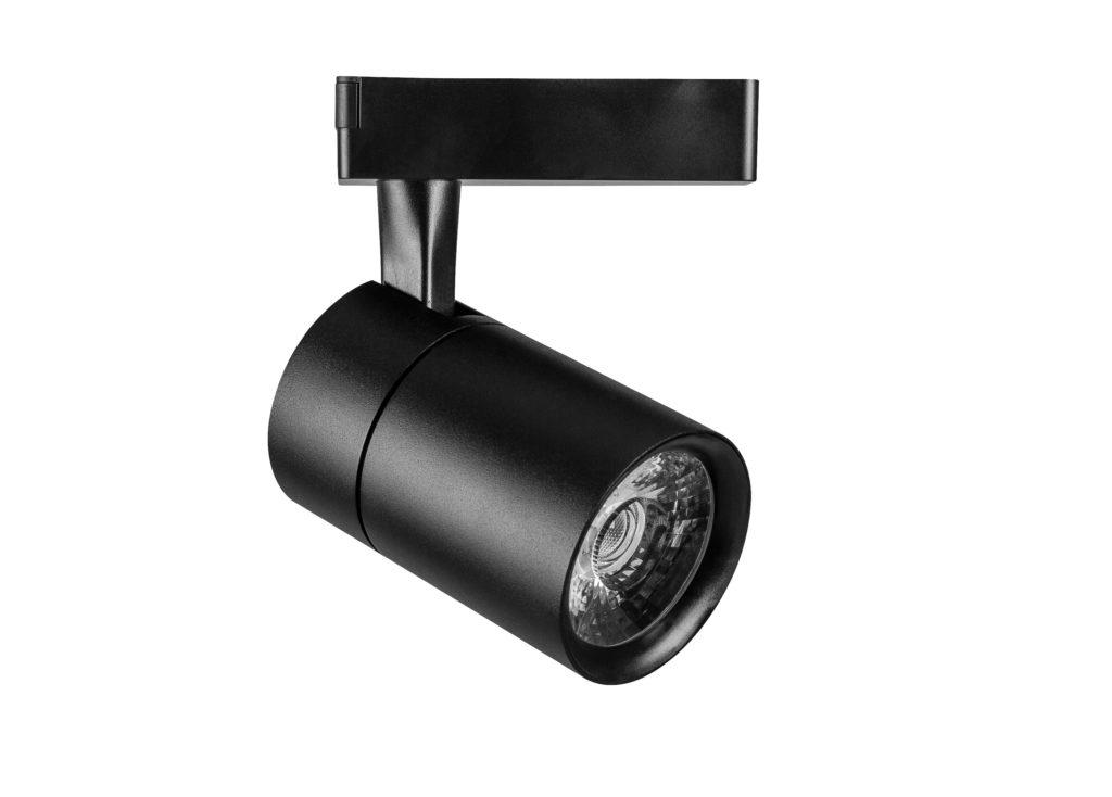 Adjustable LED SpotLight Round Black 10W - 123 LED Lighting