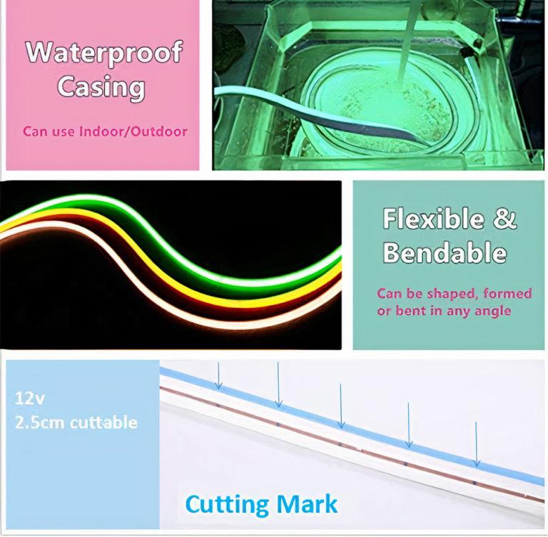 Flexible LED Neon Strip Light 12V - 123 LED Lighting